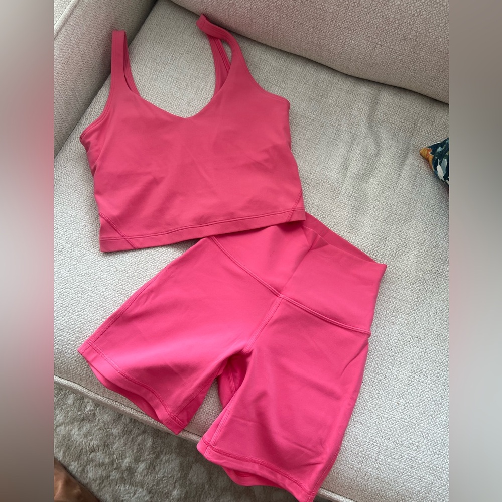 Rare Lululemon Guava Pink Align Set - Gem